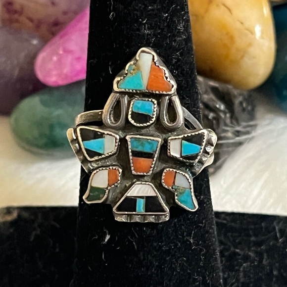 Vintage | Jewelry | Vintage Zuni Knifewing God Ring | Poshmark
